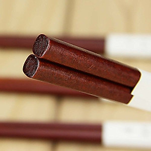 Wooden Spoon and Fork Set, Flatware Set, AOOSY Nanmu Wood Fork Spoon Chopsticks Travel Flatware Set Tableware with Bag, Brown Color