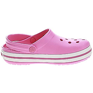Crocs Unisex-Child Crocband Clogs (Todder Shoes), Ballerina Pink, 10 Toddler