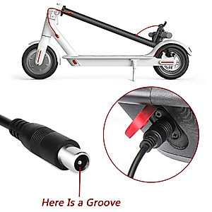 EVAPLUS 42V 2A (84W) Power Adapter for Lime Scooter Chargers for Ninebot G30LP ES2 ES4 ES1L F20 F30 F40 E22 E25 Xiaomi M365 Pro/Pro2 Lime-S and Hiboy S2R Electric Scooter with 36V Li-ion Battery