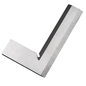 Dtacke Precision Machinist Style Magnetic Micro Square L Shaped Machinist Bevel Engineer Square 90° Degree Right Try Square Ruler