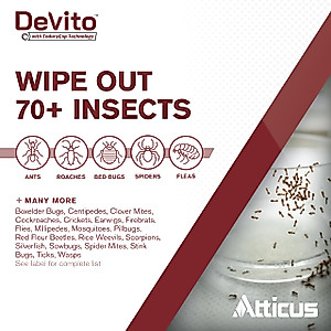 Devito Insecticide by Atticus - Compare to Demand CS - Lambda-cyhalothrin 9.7% Indoor and Outdoor Insect Control with EnduraCap Technology (32 oz)