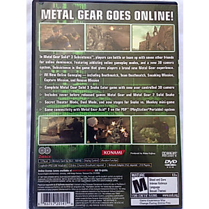 Metal Gear Solid 3 Subsistence