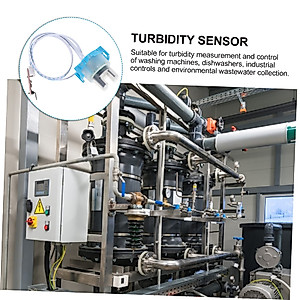 COSMEVIVI Module Liquid Turbidity Sensor Lab Turbidity Meters Turbidity Measurement Sensor Turbidity Tester Water Turbidity Sensor Turbidity Testing Turbidity Transducer Blue Plastic