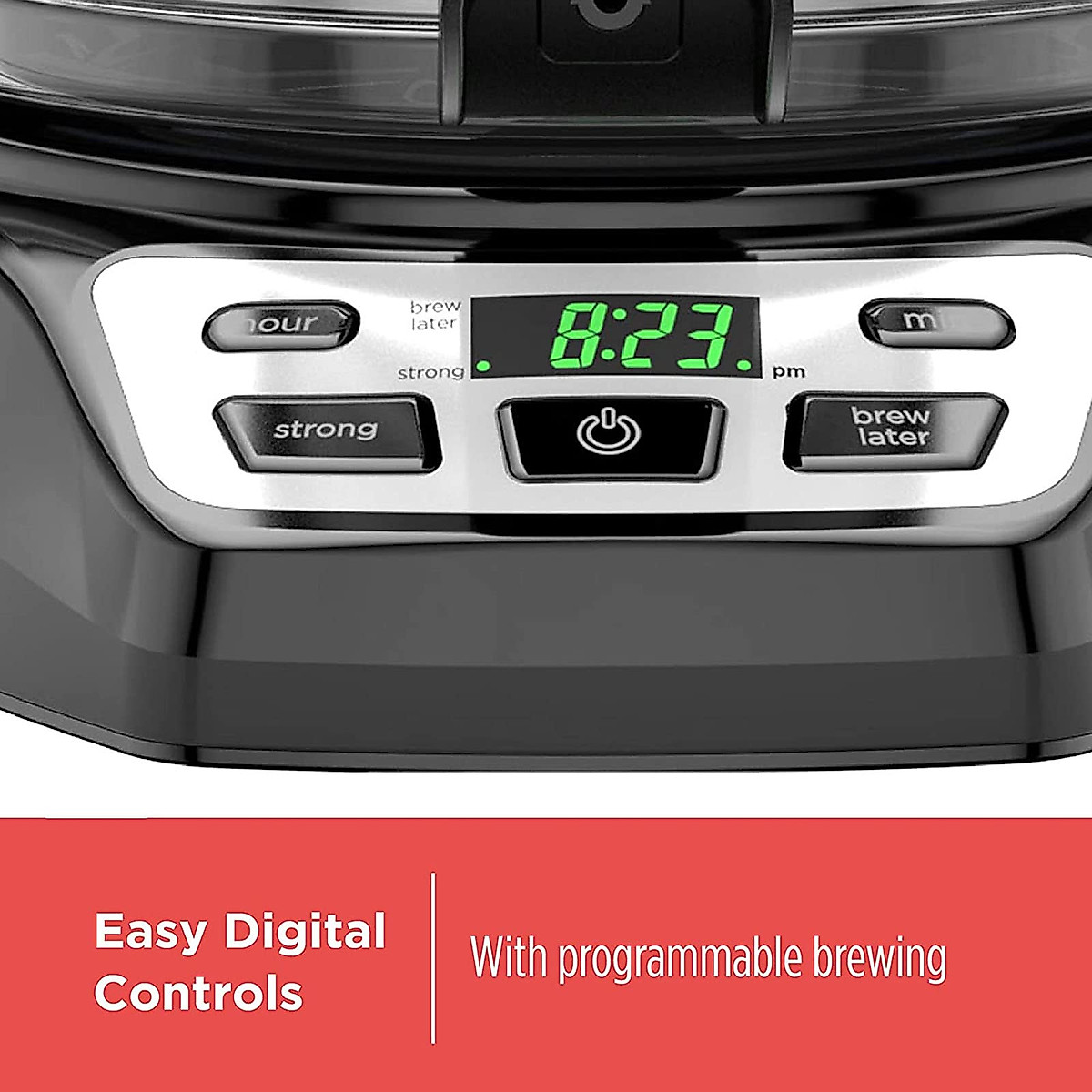 Nozaya 12-Cup Countertop Coffee Maker - Programmable Coffee Machines for 8-10 People