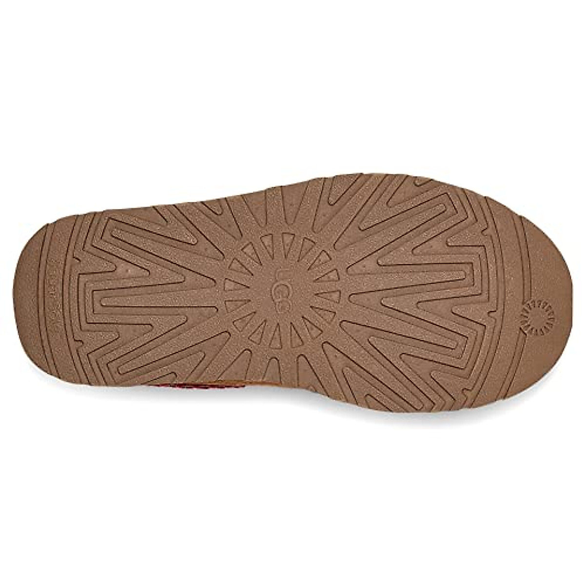UGG K TAZZ Slipper, Chestnut, 1 US Unisex Little Kid