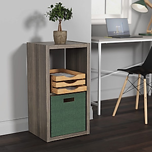 ClosetMaid Decorative Fabric Storage Bin, Green