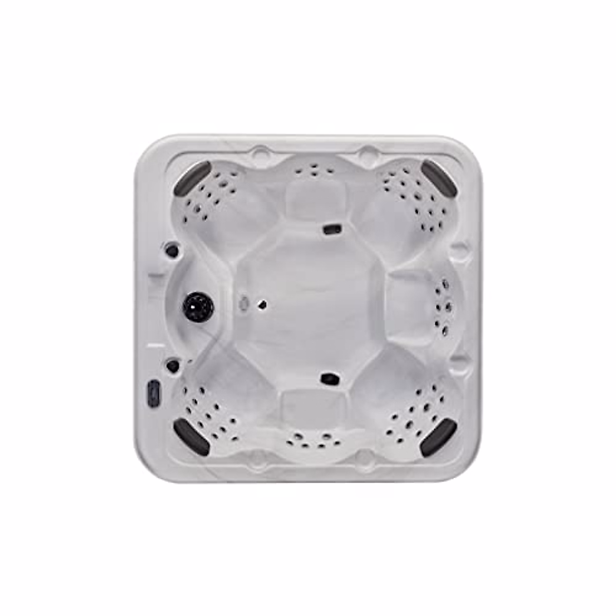 Luxury Spas Versalles 7 Person Hot Tub in Cloud Gray with Bluetooth