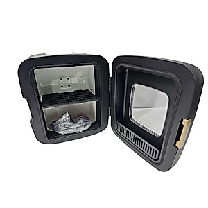 Frigidaire Retro Mini Beverage/Skincare Cooler Holds 12 cans or 9 liters Black EFMIS351-BK (Renewed)