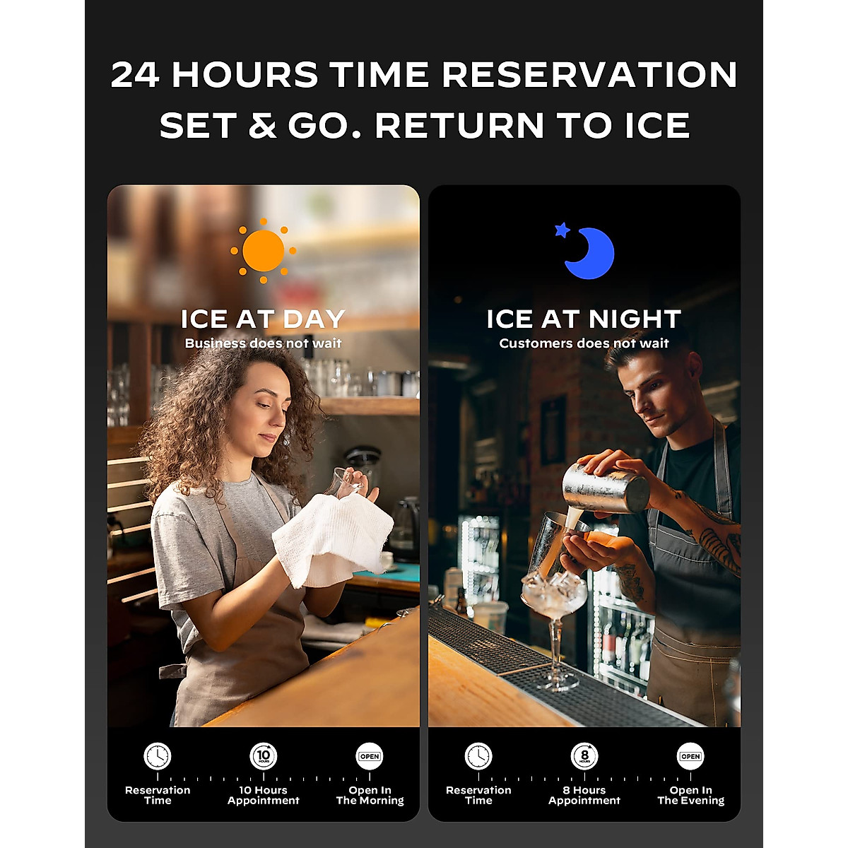 Silonn Commercial Ice Maker