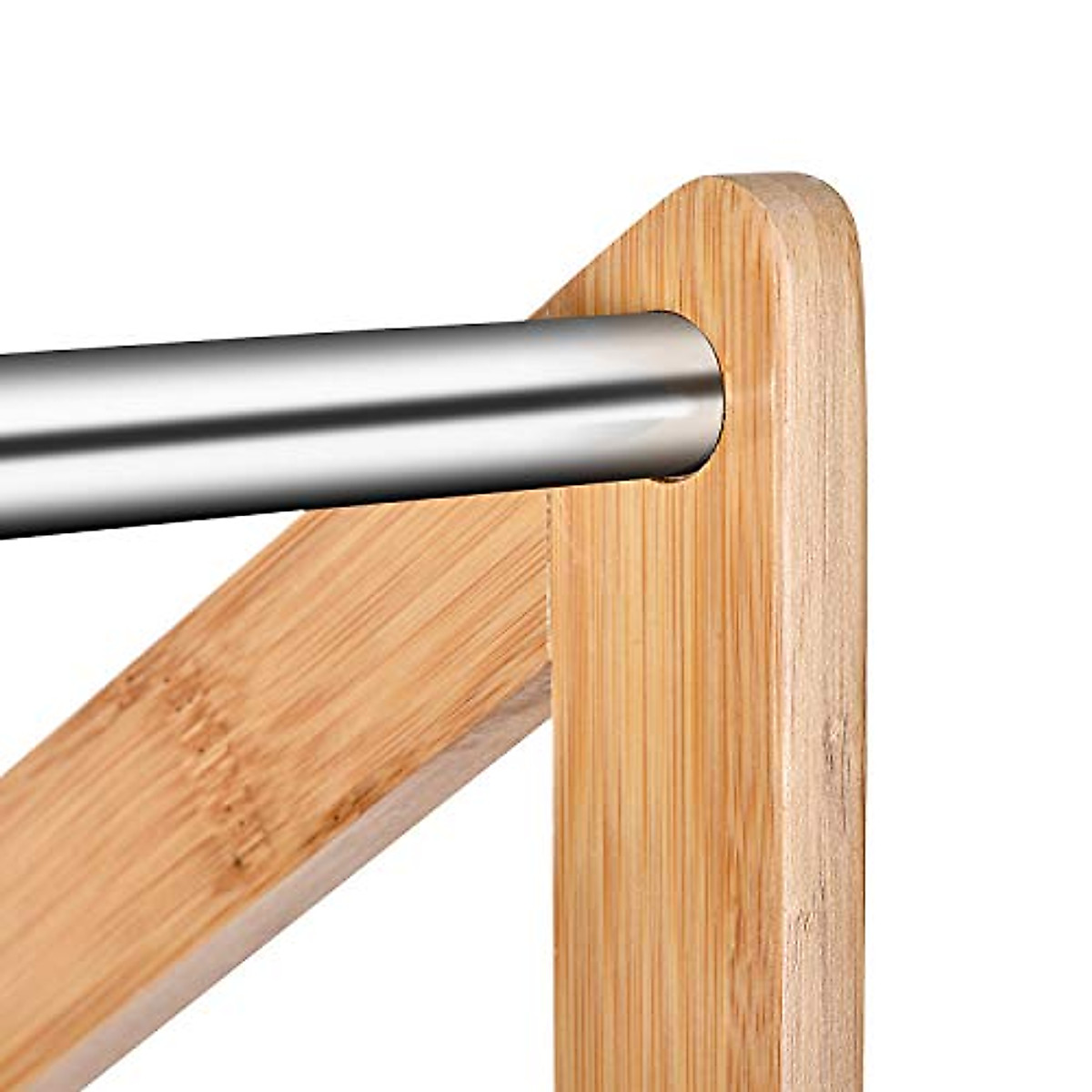 ToiletTree Products Bamboo Towel Rack Holder for Bathrooms (3 Tier) - Freestanding Beach Towel & Poolside Rack with Bottom Storage Shelf – Organizer for Bath, Hand Towel, Wash Cloths