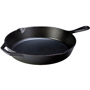 Lodge Seasoned Cast Iron Skillet with Tempered Glass Lid (12 Inch) - Medium Cast Iron Frying Pan With Lid Set