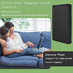 LANIAKEA 2PCS Couch Cushion Support, Heavy Duty Sofa Cushion Support Board, 17＂x 66＂Couch Supports for Sagging Cushions, 0.3" Thick