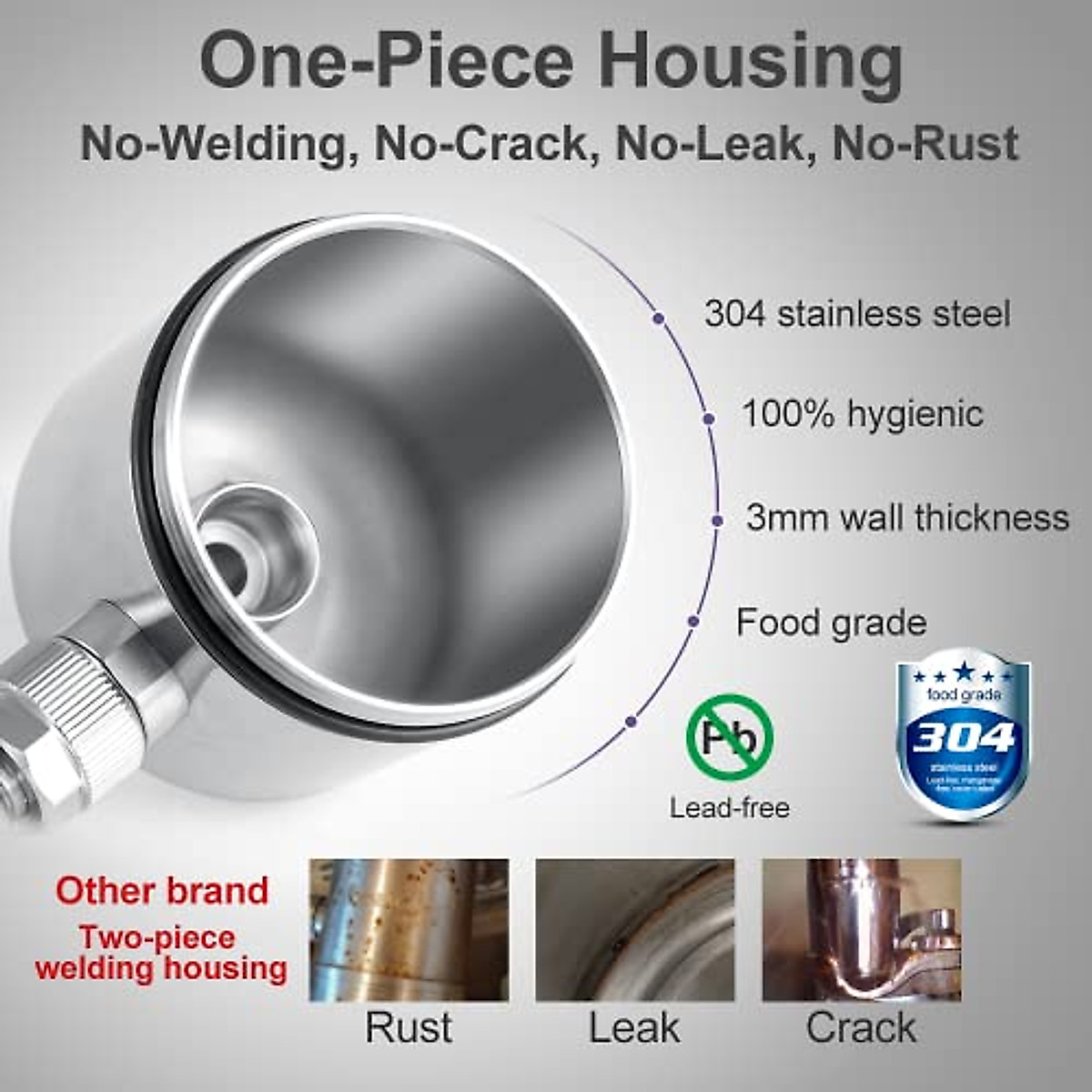 WINGSOL Faucet Water Filter Replacement, Improve Taste, Multi-Stage Filtration, Fit Municipal Water, Faucet Water Filtration System Replacement, Compatible with WS-FM001-PC /-CRM /-PAC /-5in1