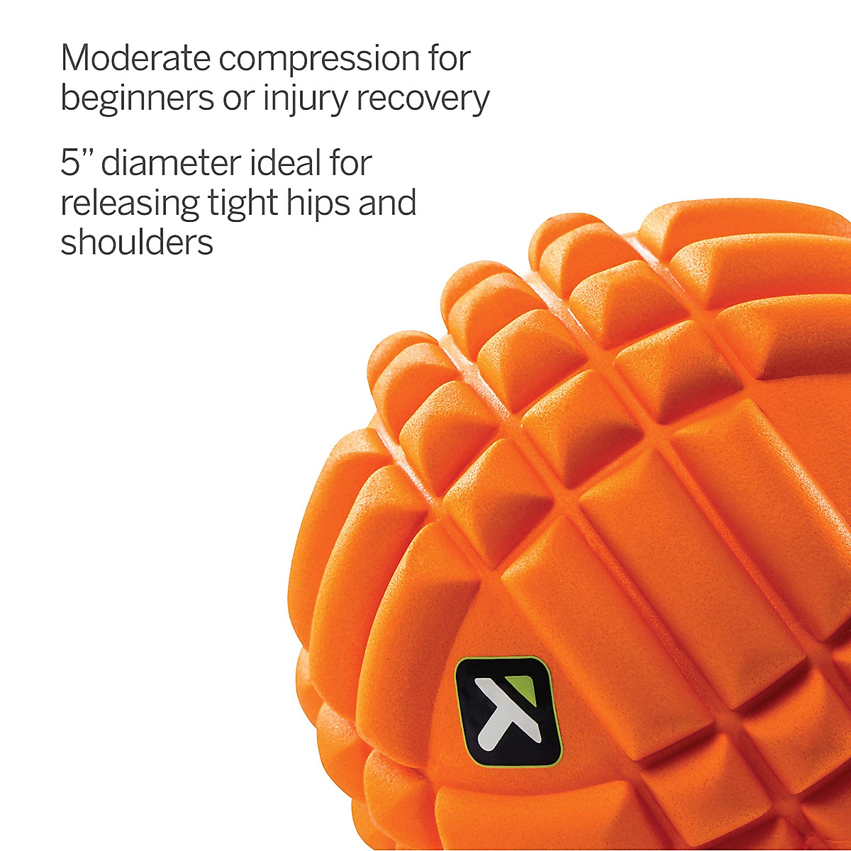TRIGGERPOINT PERFORMANCE THERAPY GRID Ball, 5-inch Foam Massage Ball