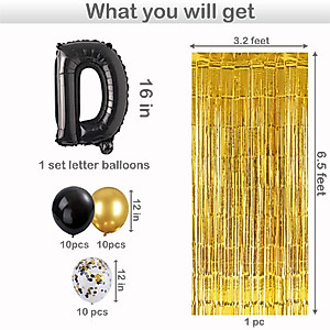 XXDecor Older Wiser Hotter Birthday Party Decorations, Black Funny Party Balloons Older Wiser Hotter Banner for Men Women Party Supplies