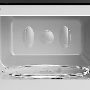 Black+Decker 700 Watt Compact LED Display Countertop Small Microwave Oven with 10 Inch Turntable and 6 Preset Menu Buttons, Matte Black