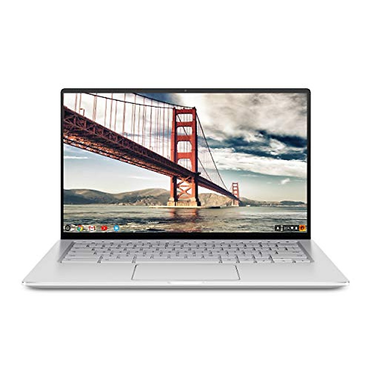 ASUS Chromebook Flip C434 2 in 1 Laptop, 14" Touchscreen FHD 4-Way NanoEdge Display, Intel Core M3-8100Y Processor, 4GB RAM, 32GB eMMC Storage, Backlit Keyboard, Silver, Chrome OS, C434TA-DH342T