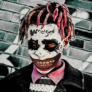 CUTELIILI 74+PCS 21 Sheets Halloween Zombie Makeup Face Tattoos, Halloween Prank Makeup Scary Big Mouth Fake Tattoos, Zombie Face Decals Prank Props for Halloween Cosplay Party DIY