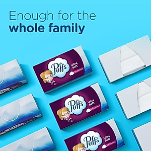 Puffs Ultra Soft Non-Lotion Facial Tissues, 1 Cube, 48 Tissues Per Box