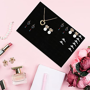 OUNONA Foam Ring Insert Display Trays:4pcs Ring Earrings Showcase Trays Holder Insert Jewelry Display Organizer for Selling Jewelry