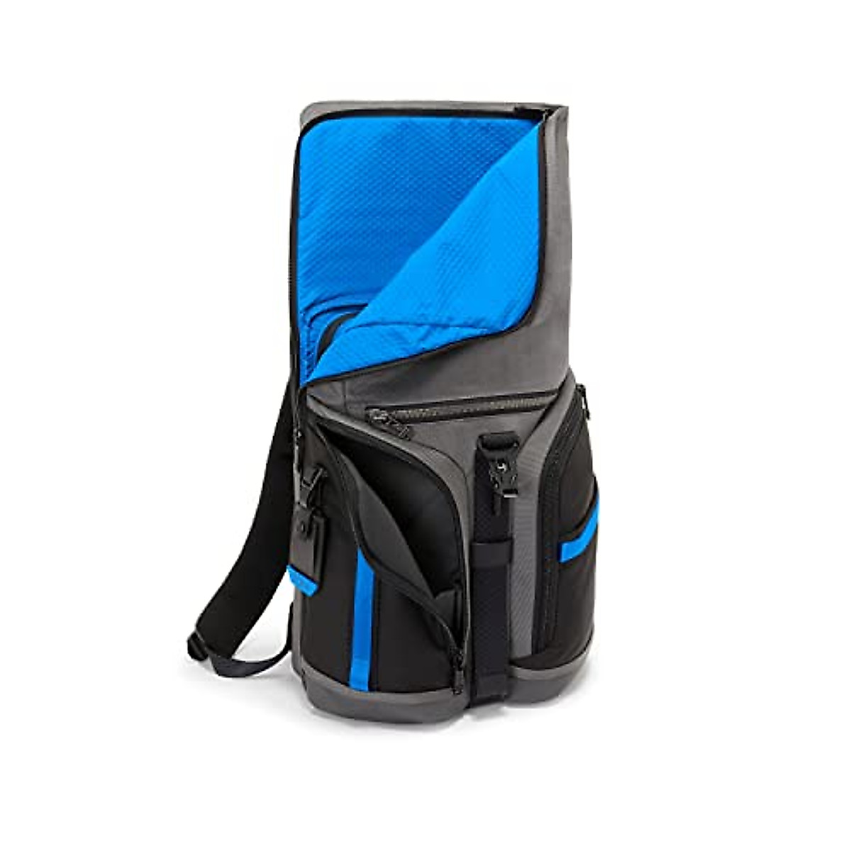 TUMI Alpha Bravo Logistics Flap Lid Backpack - Grey/Blue