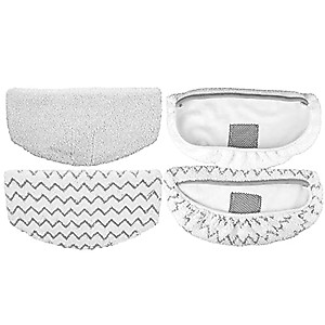 ConPus 4pack Steam Mop Pad Compatible for Bissell PowerFresh Vac & Steam 2747A, 1132 1543 1632 1652 Symphony Vacuum and Steam Mop Series, Model# 1252