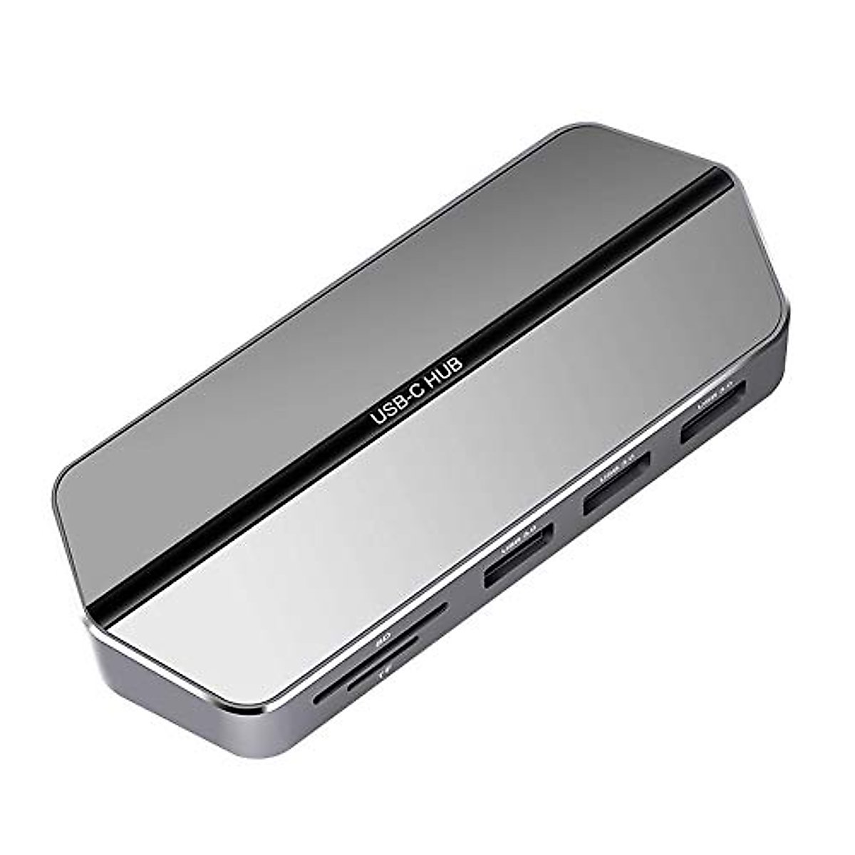 XUNMAIFHB Portable Docking Station,9-in-1 Multi-Function Type-C Docking Station HUB USB-c HDMI Female, USB3.0, Gigabit Network Card, SD Card, TF Card, 3.5MM Audio Interface Fast Transmission