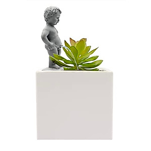 NPW-USA Plant Life Pee My Plants, Garden Statue, Color-Stone