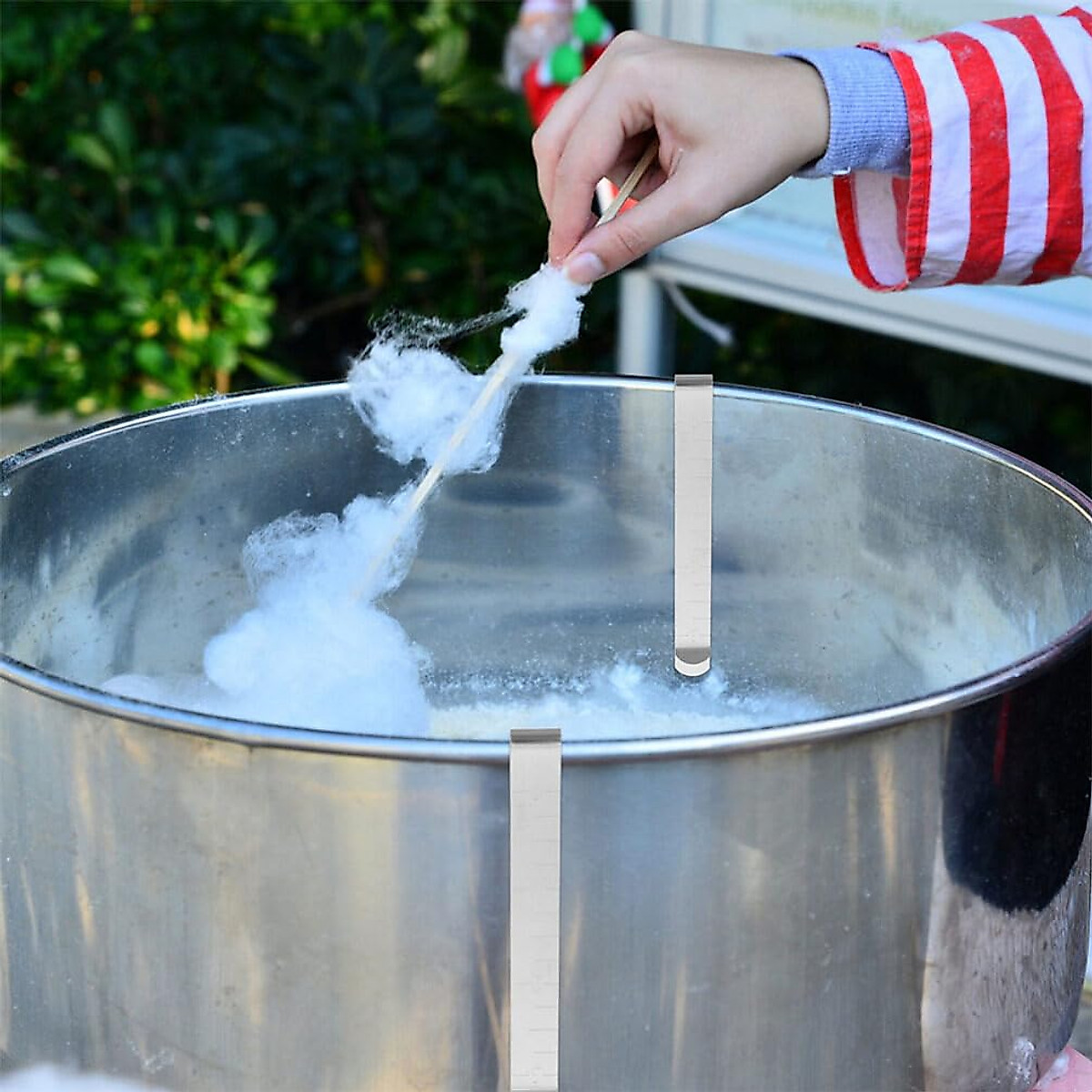 BESTonZON 20pcs Clips Candy-floss Machine Stabilizer Candy-floss Clamp Stainless Marshmallow Clip Marshmallow Parts Candy-floss Making Accessories Mesh Stainless Steel Securing Clip