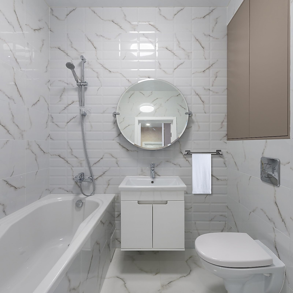 Nail- Towel Hanger Towel Bar for Bathroom Heavy Duty Towel Wall Rack Bathroom Towel Holder Towel Rack Punch- Towel Hanger Wall Towel Bar Wall Towel Holder Wall Shoe Rack