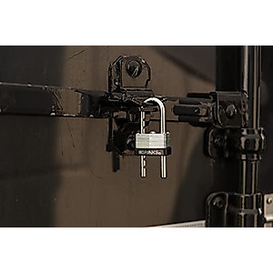 BRINKS 172-40061 Laminated Steel Padlock with Adjustable Shackle, 40mm