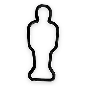 Oscar Cookie Cutter with Easy to Push Design (4.5 inch)