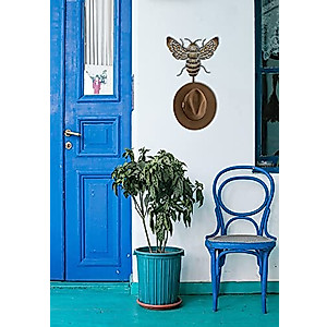 Set of 3 bee Metal Hooks! This Hook can be Hung at Your Entrance, Hanging Jackets, Hats, Keys, and More at Your Entrance and exit. (Retro Style)