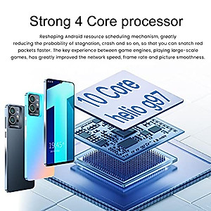 LILAJO T1 Pro 5G Android 7.1 Smartphone - 6.53-inch HD Dual Standby Card Slot 2+16G Memory 2600mAh Battery Removable Back Cover