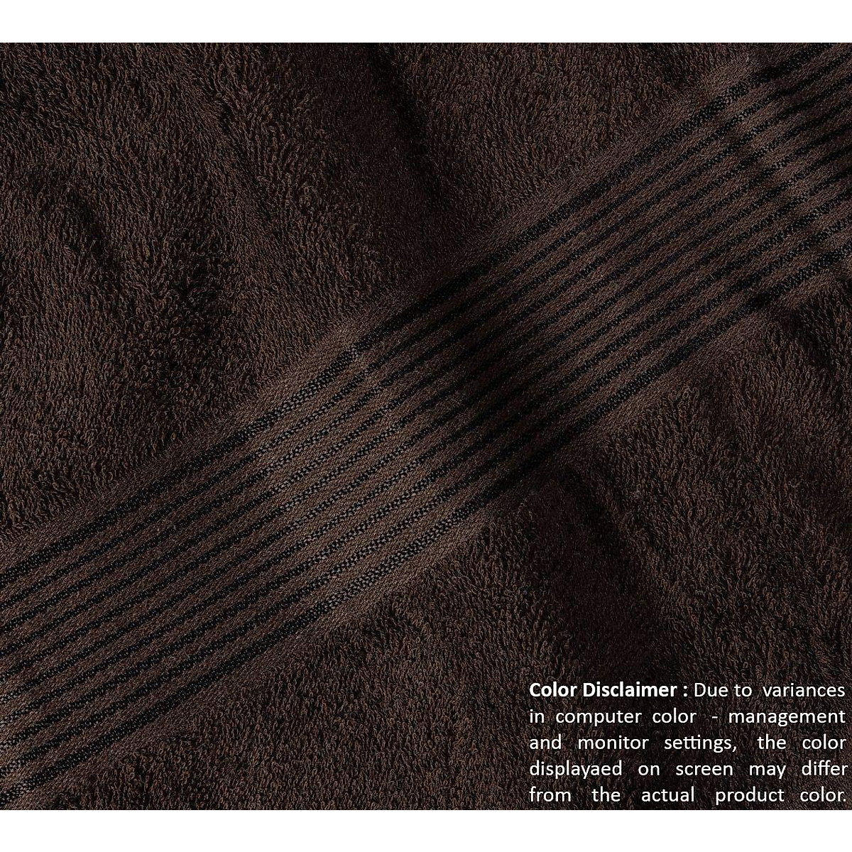 Belizzi Home Cotton 2 Pack Oversized Bath Towel Set 28x55 inches, Large Bath Towels, Ultra Absorbant Compact Quickdry & Lightweight Towel, Ideal for Gym Travel Camp Pool - Brown