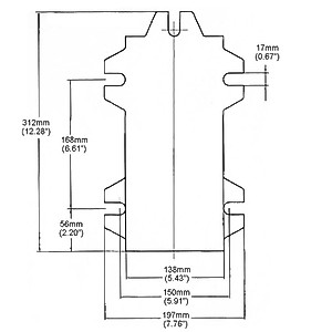 Wilton 6" Cross Slide Drill Press Vise, 6” Jaw Opening, 2” Jaw Depth (CS6)