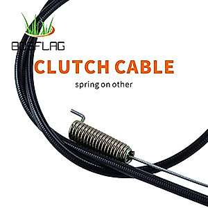 BOSFLAG 2 Pack 746-04256 Drive Cable Replacs MTD 746-04256 Drive Cable, 746 04256, 74604256, MTD 946-04256 Drive Cable, Craftsman 946-04256, MTD 946 04256 for Troy Bilt Storm CS 5.5HP 24" Snowblowers