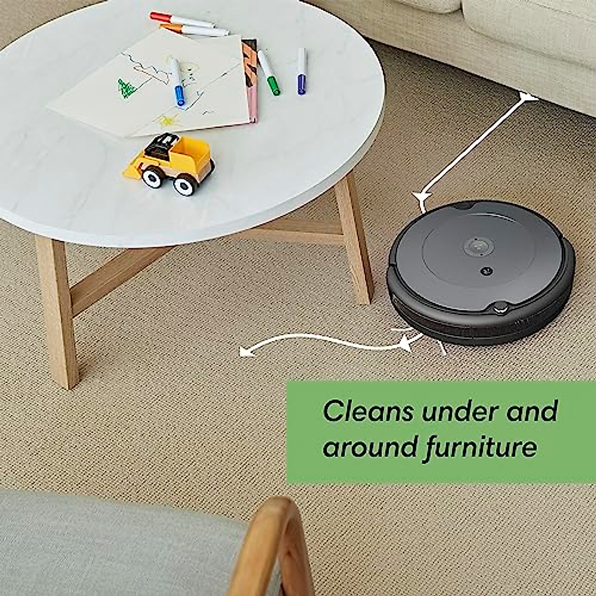 iRobot Roomba 676 Robot Vacuum-Wi-Fi Connectivity, Compatible with Alexa, Good for Pet Hair, Carpets, Hard Floors, Self-Charging