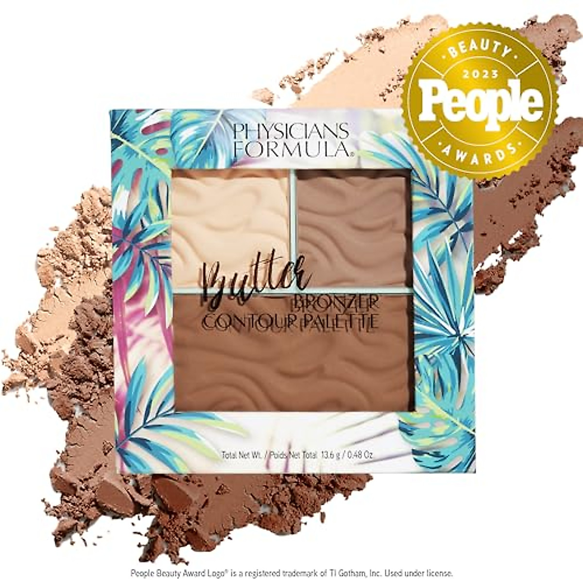 Physicians Formula Butter Bronzer Contour Palette, Light/Medium, 0.48 Ounce (Pack of 1)