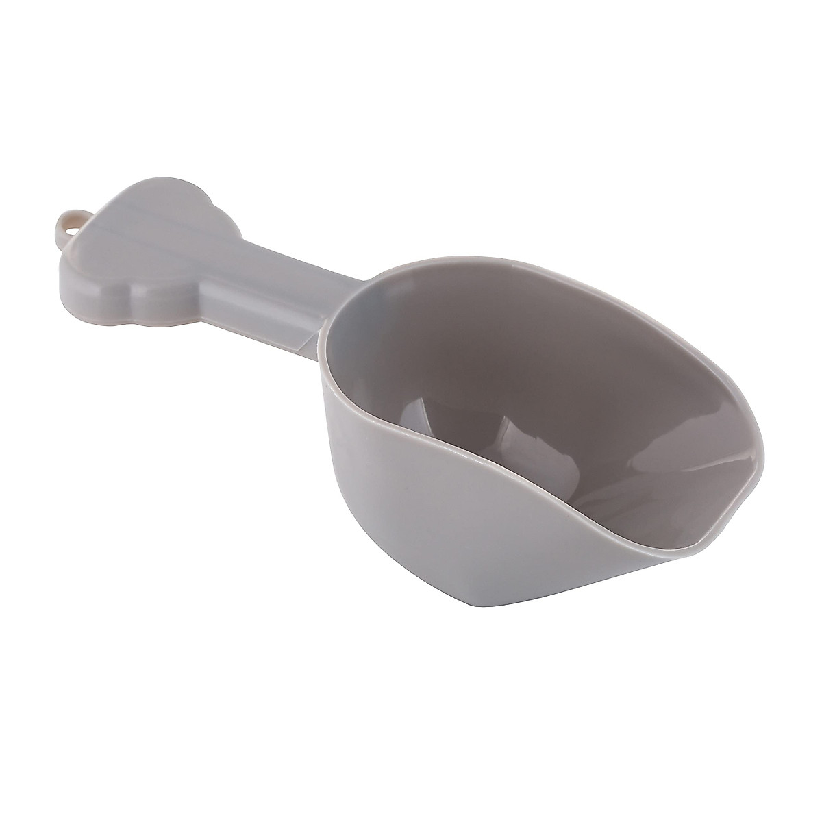 Pounce + Fetch 3 Gallon Pet Dry Food Container with Scooper | Dog Food Organizer | Helps Organize Pantry and Cabinets | Dog & Puppy Print Design | Carrying Handle | Flip Top Lid,White