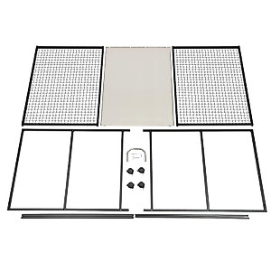 Ghankopd Outdoor Grill Cart Double-Shelf Movable Cooking Table,Outdoor Dining Cart with Storage and Spice Rack for Kitchen or Backyard Patio Indoor（33.46" L×19.49" W） (Style-B)