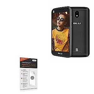 BoxWave Screen Protector Compatible with BLU C5L - ClearTouch Anti-Glare (2-Pack), Anti-Fingerprint Matte Film Skin for BLU C5L