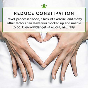 Global Healing Center Oxy-Powder Oxygen Based Safe and Natural Colon Cleanser and Relief from Occasional Constipation (60 Capsules)
