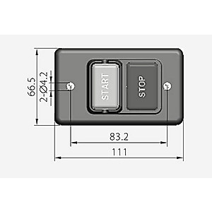 HQRP On/Off Switch Compatible with Rockwell Delta Craftsman Jet Sterling Powermatic Milwaukee Woodstock D4157 Table Saw, Router Table, Drill Press, Bench Saw 110/220 Volt [UL Listed]