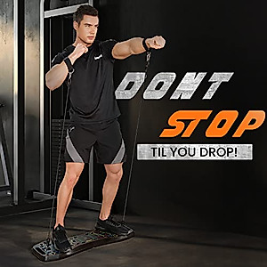 Lalahigh Home Exercise Equiptment - Strength Training Workout Push up Board & Resistance Bands Sets for Effective Full Body Workouts, Professional strength training equiptment for Men and Women, Gift for Boyfriend