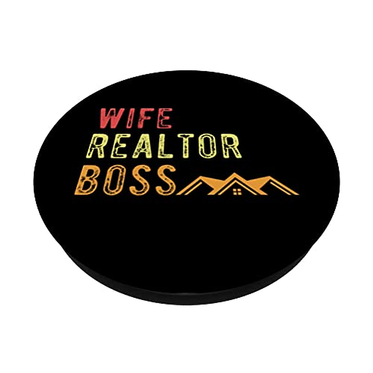 Wife Realtor Boss Real Estate Agent House Property Apartment PopSockets Swappable PopGrip