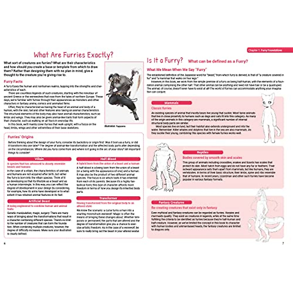 How to Draw Manga Furries: The Complete Guide to Anthropomorphic Fantasy Characters (750 illustrations)