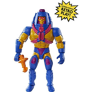 Masters of the Universe Origins Man-E-Faces 5.5-in Action Figure, Battle Figure for Storytelling Play and Display, Gift for 6 to 10-Year-Olds and Adult Collectors