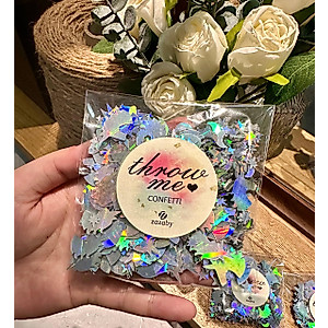 Sparkling Star Foil Confetti,Unicore Moon Star Table Confetti(2.1OZ/60grams),Halloween Glitter Sequins, Iridescent Party Decorations for Halloween Birthday Wedding Festival Party DIY Table Deco