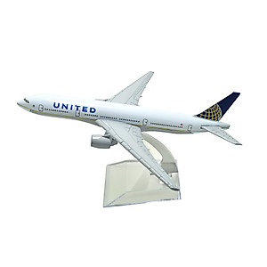 TANG DYNASTY(TM) 1:400 16cm B777 United Airlines Metal Airplane Model Plane Toy Plane Model